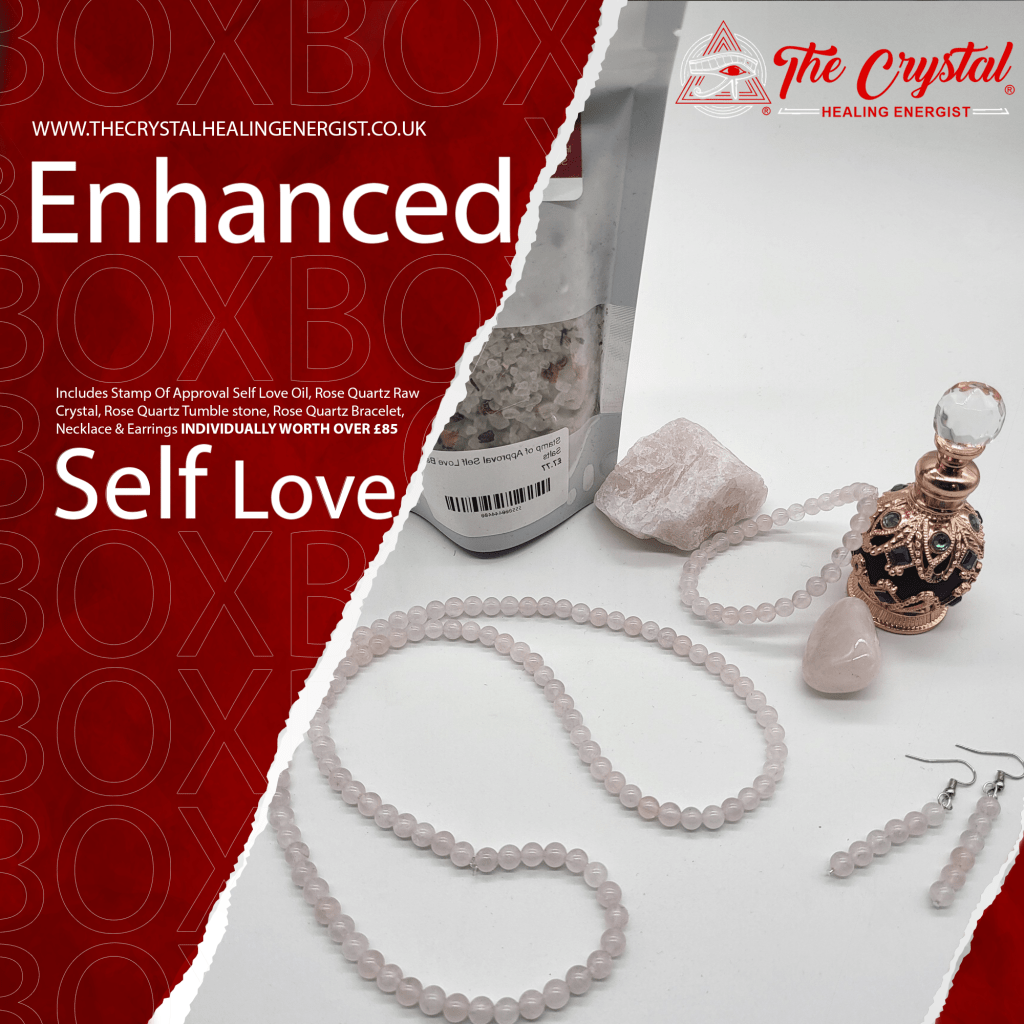 Stamp Of Approval Rose Quartz Self Love Enhanced Box - Crystal Healing ...